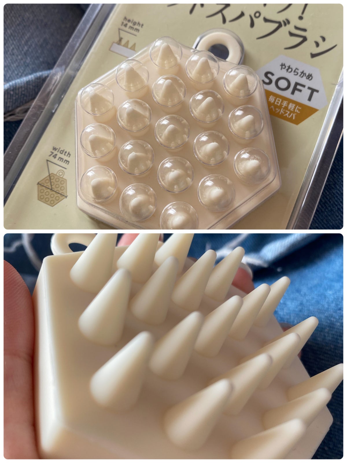 ヘッドスパブラシ ソフト |ハニークの口コミ お風呂場のヘアケアを白で揃えたくて白色のブラシを探していました By もっちもっち 30代