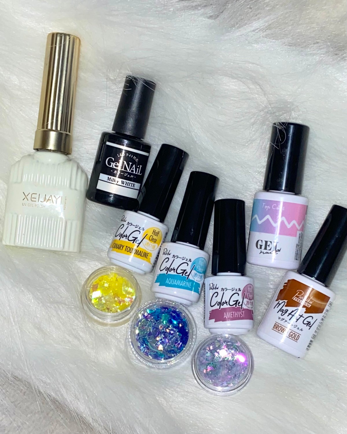 セリア・parkikoiのネイル・ネイルケアを使った口コミ 🌟めっちゃプチプラ🌟キャンドゥ鉱石ネイル By あめぴん混合肌10代後半