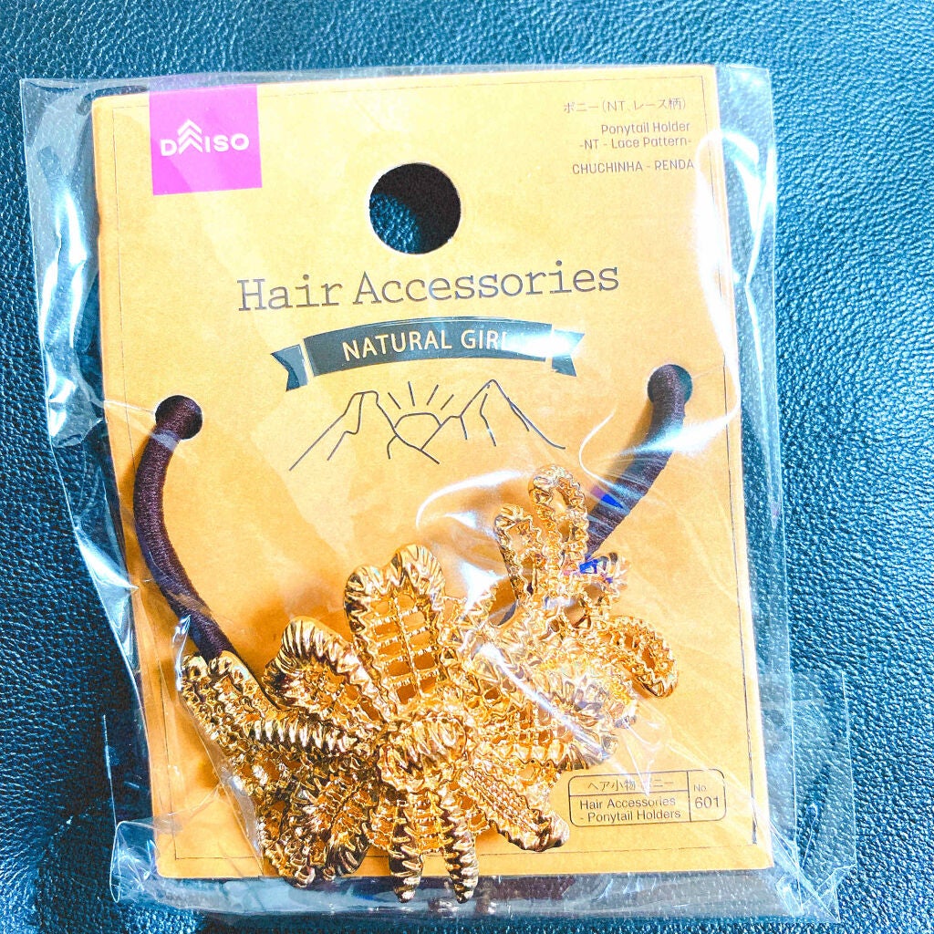 ヘアアクセサリー|daisoの口コミ 超優秀!100均で買えるおすすめヘアケアグッズ!ダイソー ヘアアクセサリー ナチュラルガール By