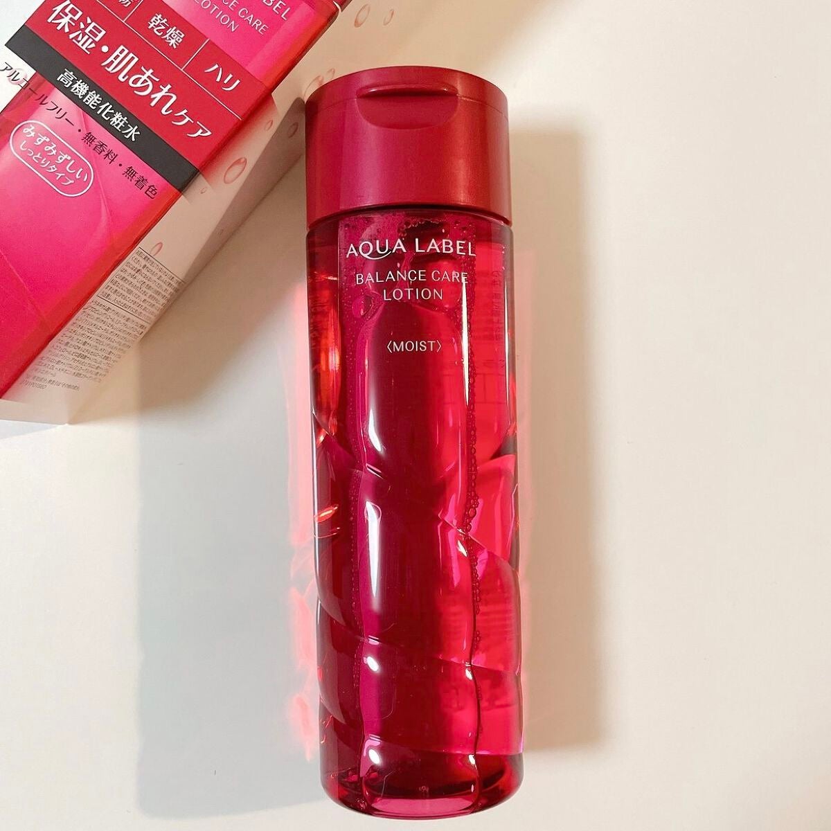 バランスケア ローション M 200ml|アクアレーベルの効果に関する口コミ「ほんのりとろみがありますが、 たっぷり重ね付けしてもぬるぬるせず