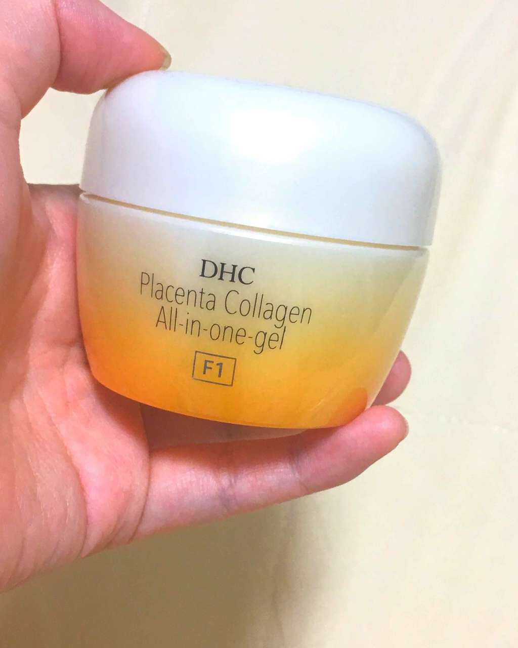 プラセンタ コラーゲン オールインワンジェル [F1]｜DHCの口コミ「20代の肌のために作られたオールインワンで..」 by ちょこけーき(乾燥肌) | LIPS