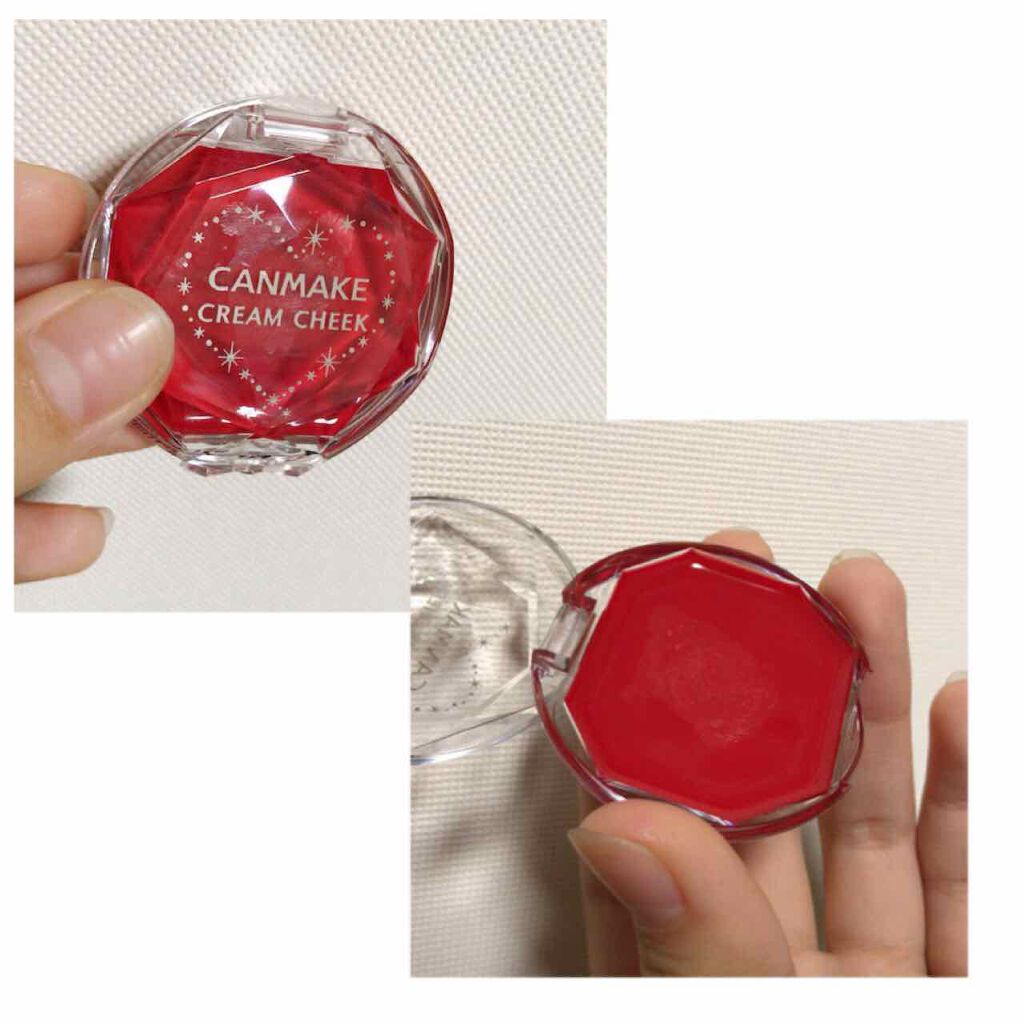 クリームチーク(クリアタイプ)|キャンメイクの口コミ キャンメイククリームチークcl01 By Momoha Lips