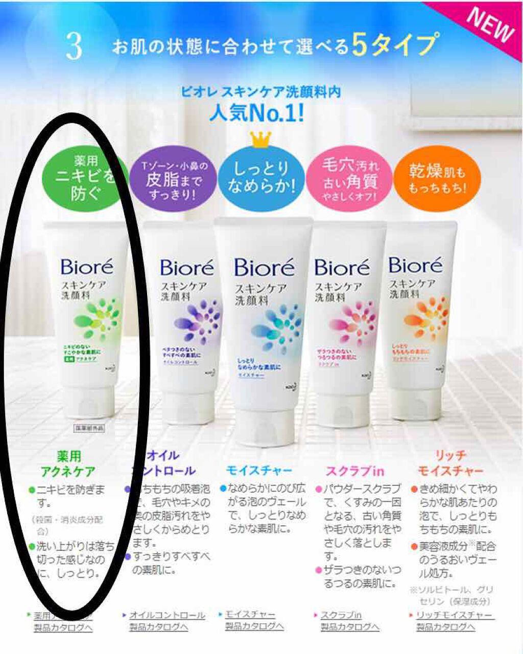 スキンケア洗顔料 薬用アクネケア|ビオレの口コミ Bioreの洗顔料薬用アクネケア By 🍤🍤🍤敏感肌20代前半 Lips
